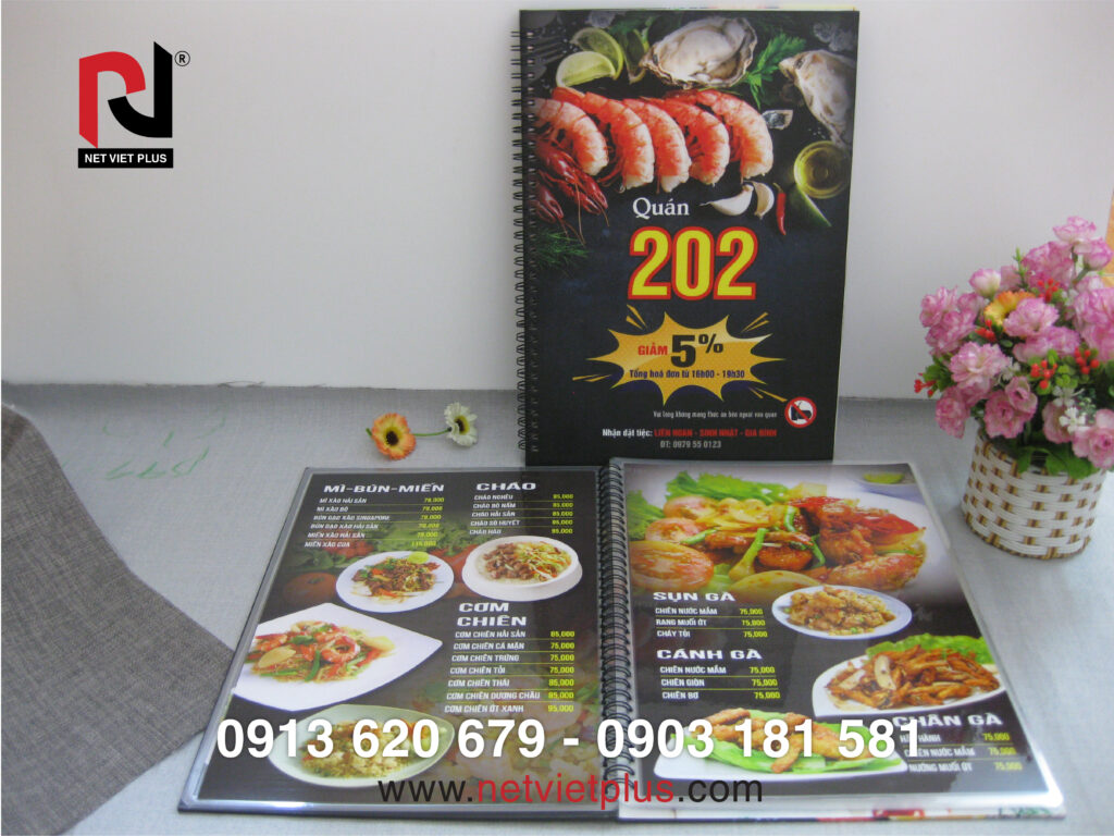 TỔNG HỢP CÁC MẪU MENU THỰC ĐƠN CHO NHÀ HÀNG